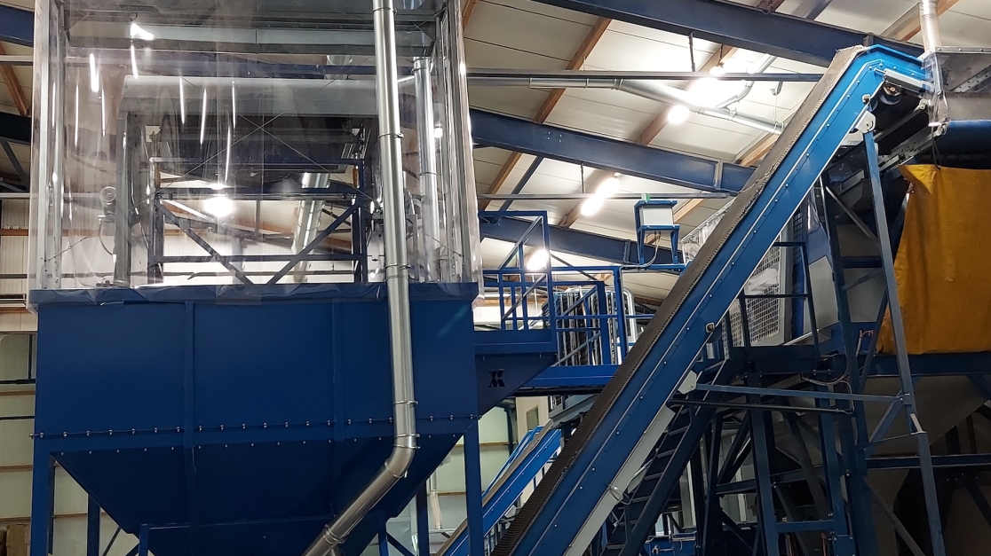 Dust extraction potatoes | Meconaf | The clean air specialist